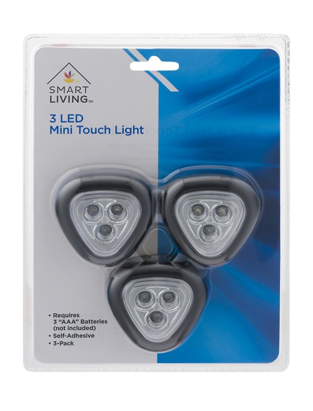 Smart Living 3 LED Mini Touch Light - 1Source