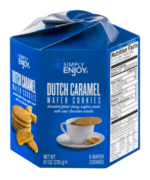 Simply Enjoy Dutch Caramel Wafer Cookies - 8 CT - 1Source