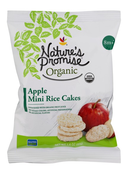 Nature'S Promise Organic Apple Mini Rice Cakes - 1Source
