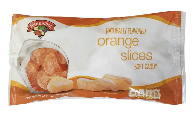 Hannaford Orange Sliced Soft Candies - 1Source