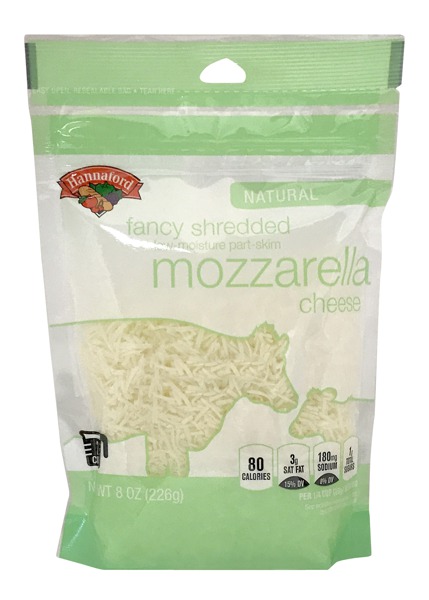 Hannaford Natural Fancy Shredded Mozzarella Cheese - 1Source