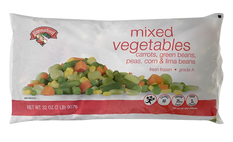 Hannaford Mixed Vegetables - 1Source