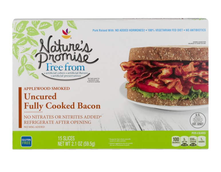 Nature'S Promise Uncured Fully Cooked Bacon Applewood Smoked - 1Source