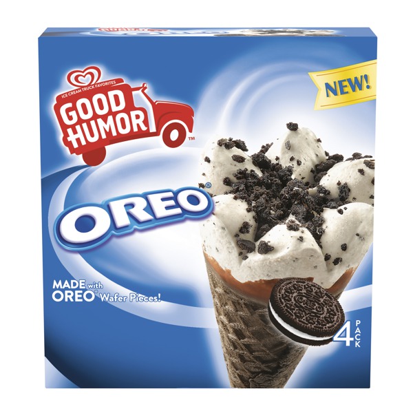 Good Humor Oreo Frozen Dessert Cone Made With Oreo Wafer Pieces ...