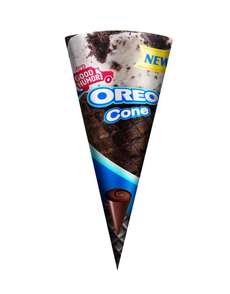 Good Humor Oreo Frozen Oreo Dessert Cone Naturally And Artificially ...
