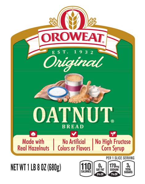 Oroweat ORIGINAL OATNUT BREAD - 1Source