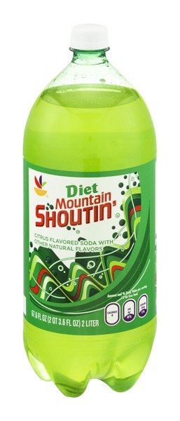 Ahold Diet Mountain Shoutin' Citrus Flavored Soda - 1Source