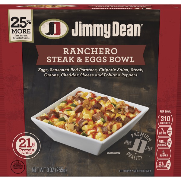 Jimmy Dean® Ranchero Steak & Egg Breakfast Bowl - 1Source