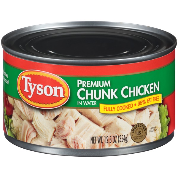 Tyson® Premium Chunk White & Dark Chicken - 1Source