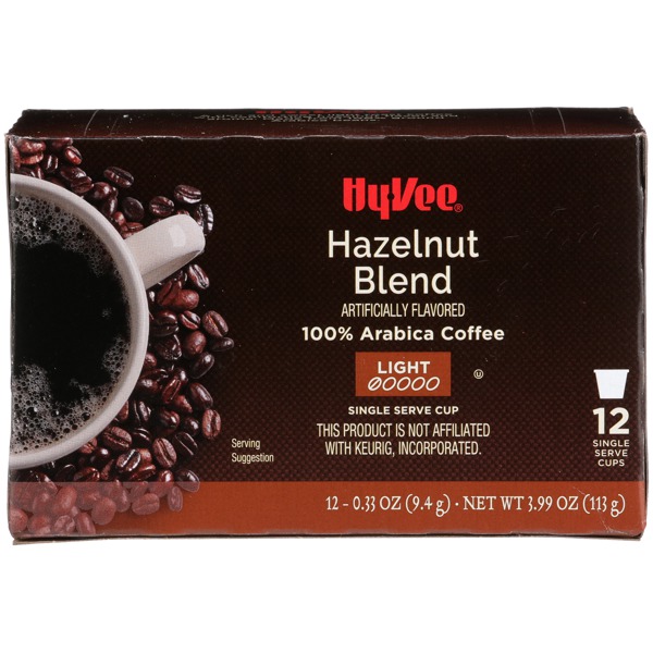 Hy-Vee LIGHT HAZELNUT BLEND 100% ARABICA COFFEE - 1Source