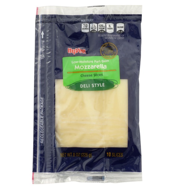Hy-Vee DELI STYLE MOZZARELLA CHEESE SLICES - 1Source