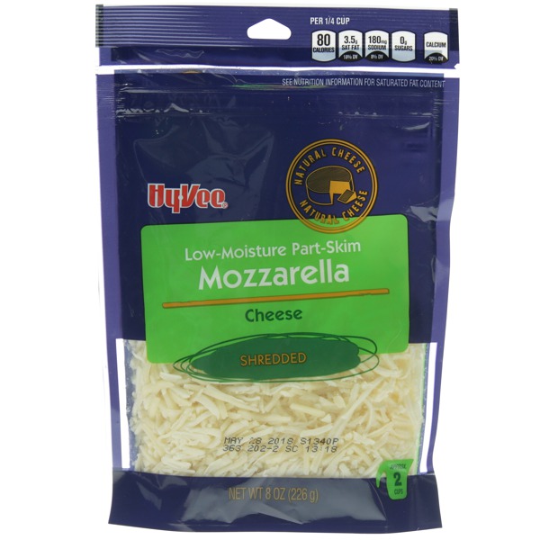 LOW-MOISTURE PART-SKIM SHREDDED MOZZARELLA CHEESE - 1Source