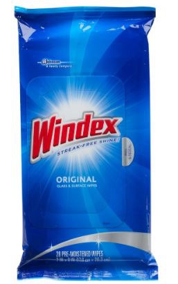 Windex Flat Pack Wipes - 28 Count - 1Source