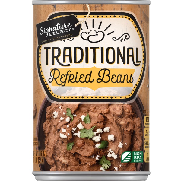 Signature Select Traditional Refried Beans - 1Source