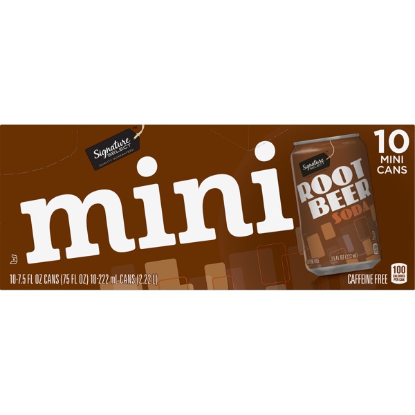 Signature Select MINI ROOT BEER SODA - 1Source