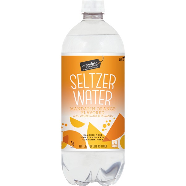 Signature Select MANDARIN ORANGE SELTZER WATER - 1Source