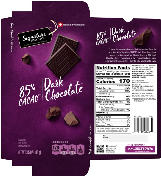 Signature Select 85% Cacao Dark Chocolate - 1Source