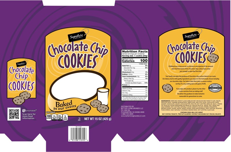 Signature Select Chocolate Chip Cookies - 1Source