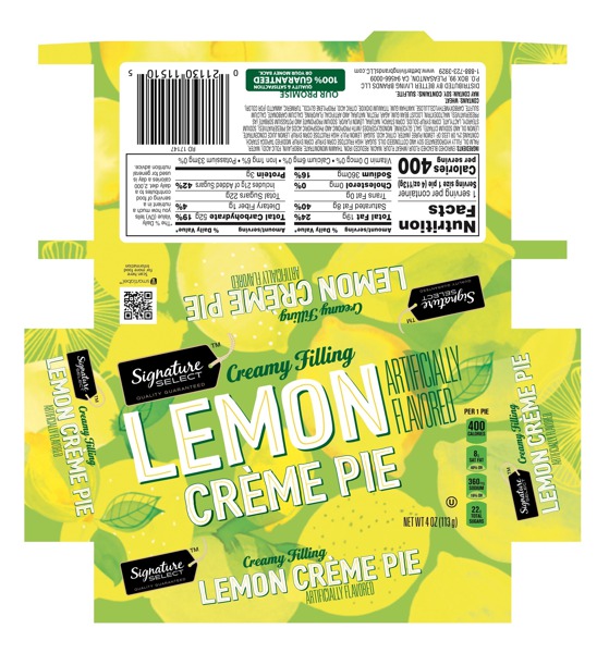 Signature Select, Creme Pie, Lemon - 1Source