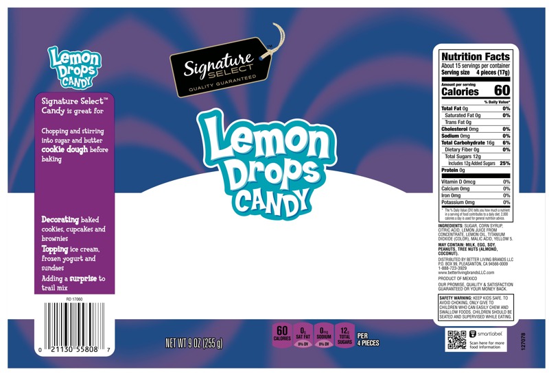 Signature Select, Lemon Drops Candy - 1Source