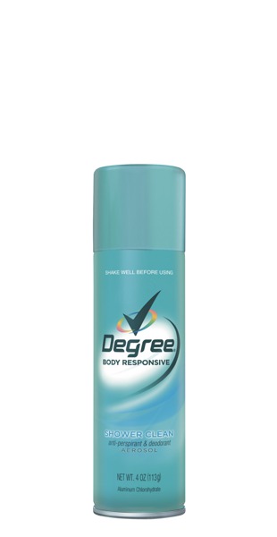 Degree Women Body Responsive Anti-Perspirant & Deodorant Aerosol Shower ...