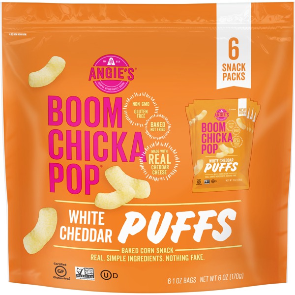 WHITE CHEDDAR PUFFS BAKED CORN SNACK - 1Source