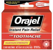 Orajel Maximum Strength Toothache Pain Relief Swabs - 1Source