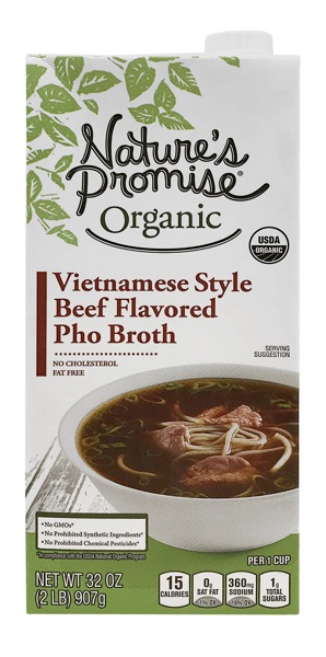 Nature'S Promise Organic Vietnamese Style Beef Pho Broth - 1Source