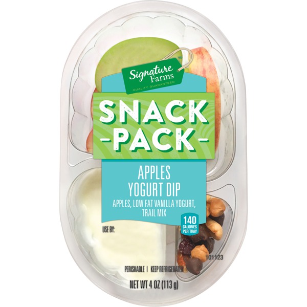 Signature Farms APPLES YOGURT DIP SNACK PACK - 1Source