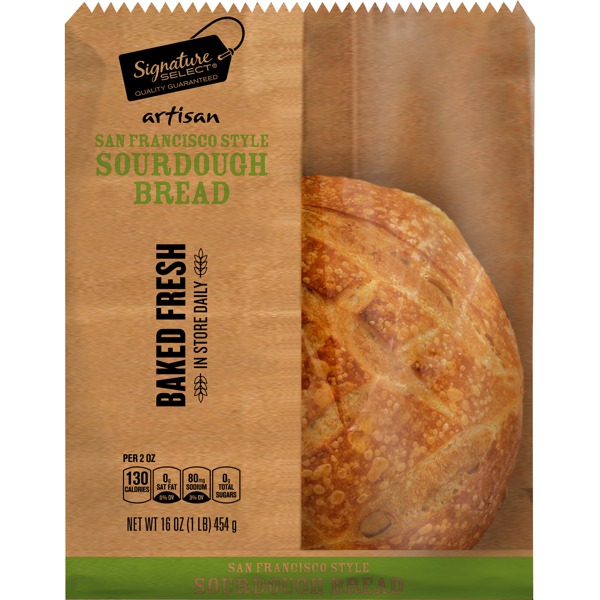 Signature Select Artisan San Francisco Style Sourdough Bread - 1Source