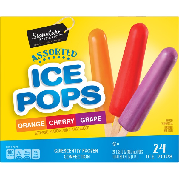 Signature Select ASSORTED ICE POPS - 1Source