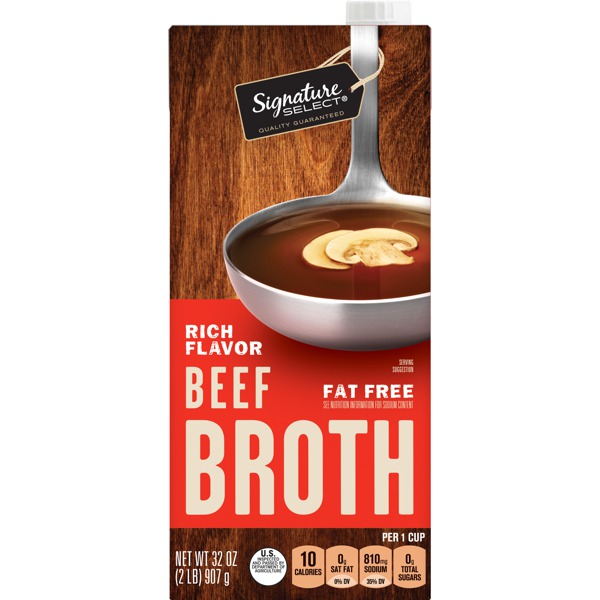 RICH FLAVOR BEEF BROTH - 1Source