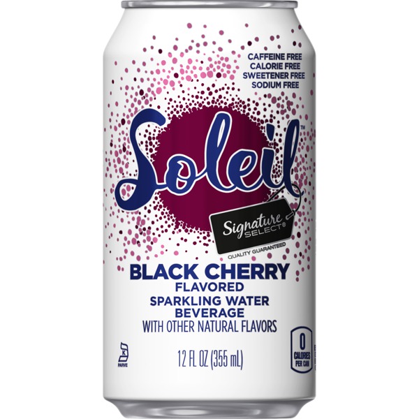 Signature Select Black Cherry Flavored Sparkling Water Beverage - 1Source