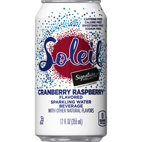 Signature Select Cranberry Raspberry Flavored Sparkling Water Beverage - 1Source