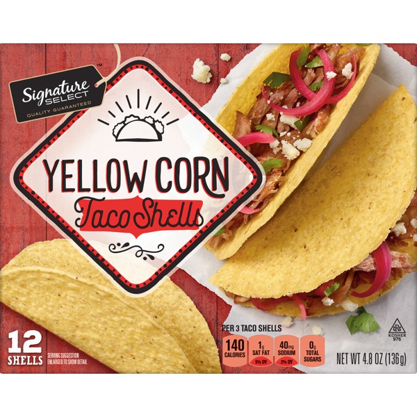 Signature Select YELLOW CORN TACO SHELLS - 1Source