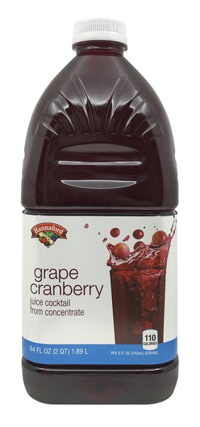 Hannaford Grape Cranberry Juice Cocktail - 1Source