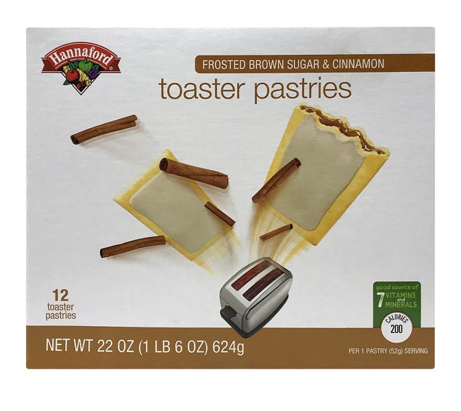 Hannaford Frosted Brown Sugar & Cinnamon Toaster Pastries - 1Source