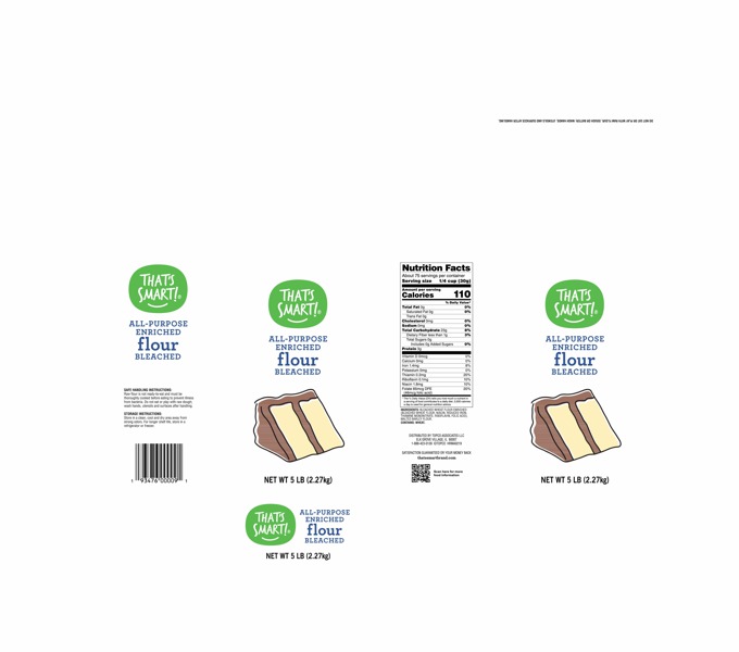 Bleached All-Purpose Enriched Flour - 1Source