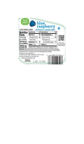 That'S Smart! Blue Raspberry Flavored Drink - 1Source