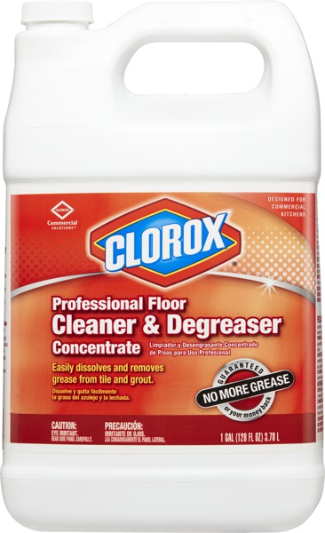 Cloroxpro PROFESSIONAL FLOOR CLEANER & DEGREASER CONCENTRATE - 1Source