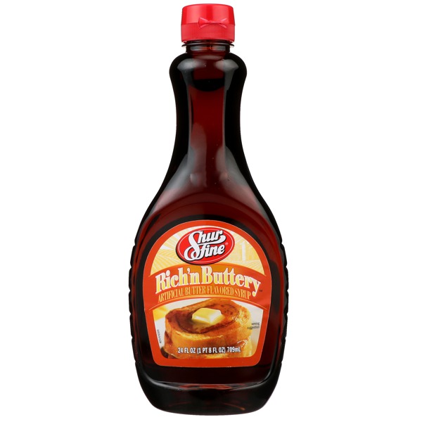 Shurfine RICH'N BUTTERY ARTIFICIAL BUTTER FLAVORED SYRUP - 1Source