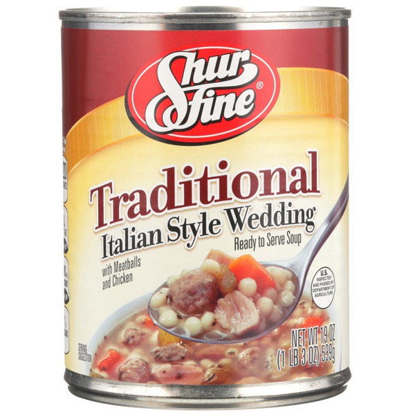 Shurfine TRADITIONAL ITALIAN STYLE WEDDING WITH MEATBALLS AND CHICKEN ...