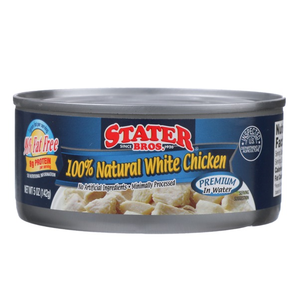 Stater Bros. 100% Natural White Chicken - 1Source