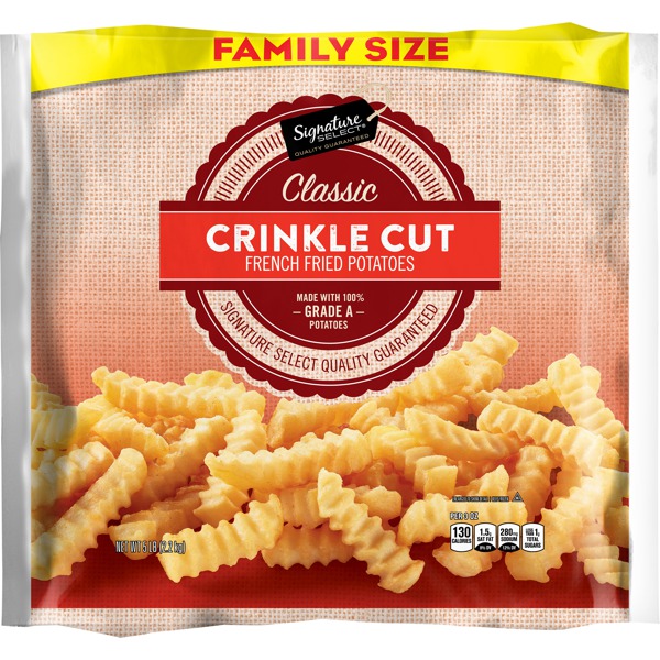Signature Select Classic Crinkle Cut French Fried Potatoes - 1Source
