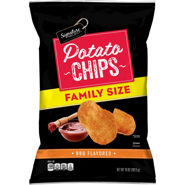 Signature Select BBQ FLAVORED POTATO CHIPS - 1Source