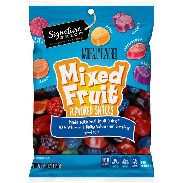 Signature Select Mixed Fruit Flavored Snacks - 1Source
