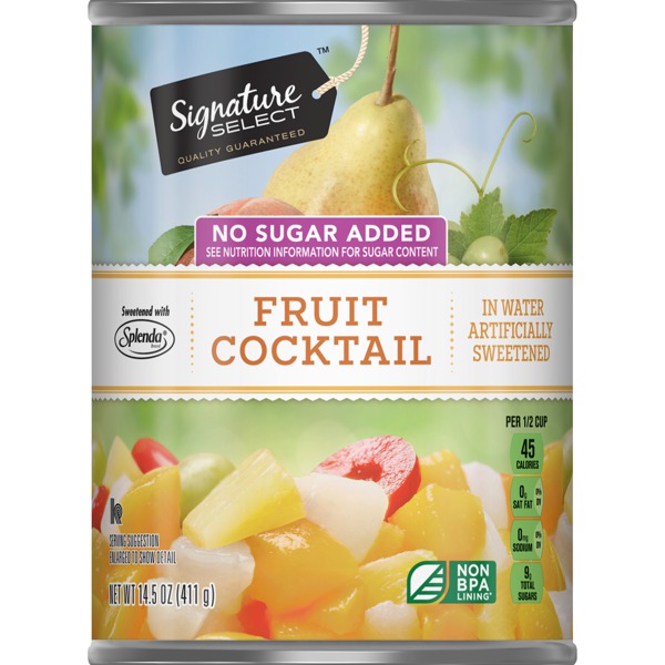 Signature Select FRUIT COCKTAIL IN WATER - 1Source