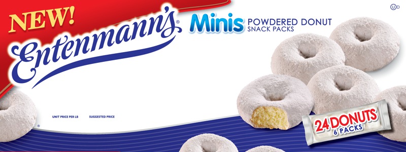 Minis Powdered Donut Snack Packs - 1Source