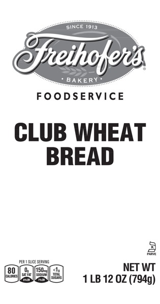 Freihofer'S Food Service Club Wheat Bread - 1Source
