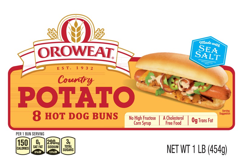 COUNTRY POTATO HOT DOG BUNS - 1Source